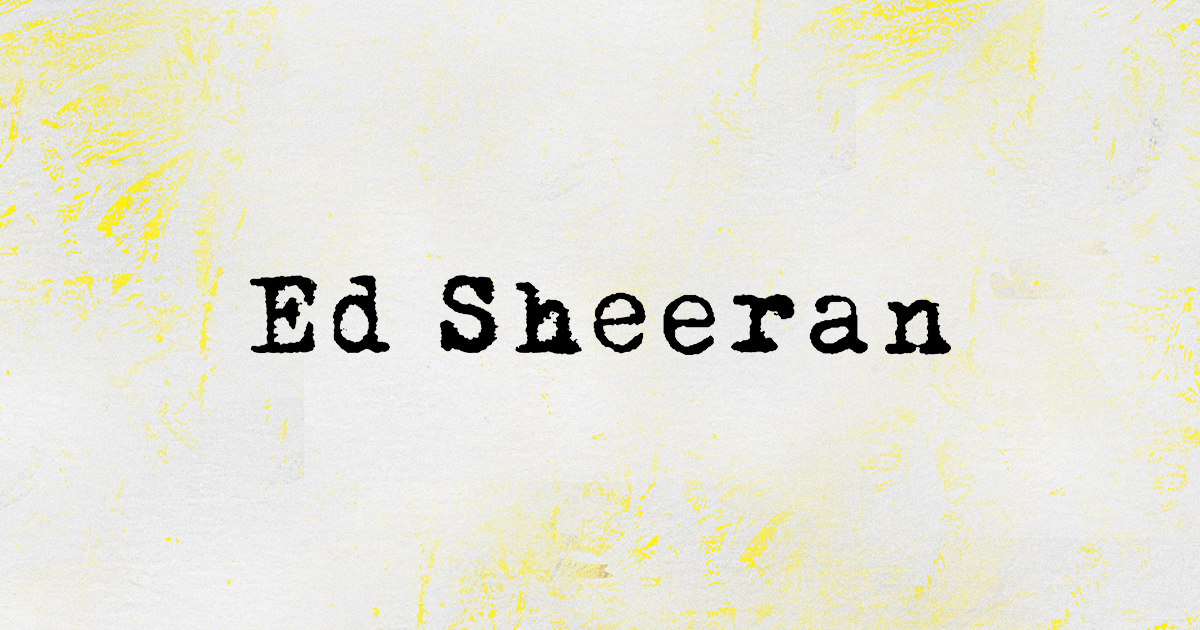 Ed Sheeran - Official Store
