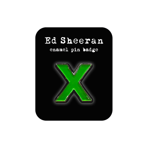X Anniversary Limited Edition Pin Badge – Ed Sheeran